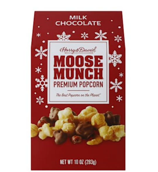 Harry & David® Moose Punch Premium Popcorn 10oz Milk Chocolate – The ...