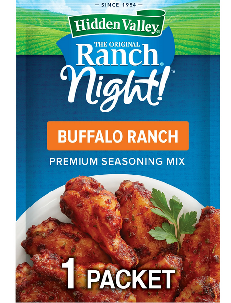 Hidden Valley Ranch Night Buffalo Ranch Premium Seasoning Mix, 1 oz ...