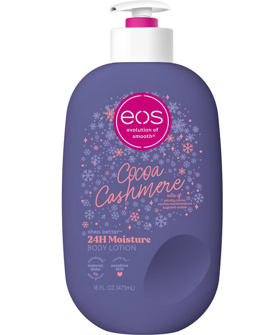 eos Holiday Body Lotion - Cocoa Cashmere - 16 fl oz – The Jolly Shopper