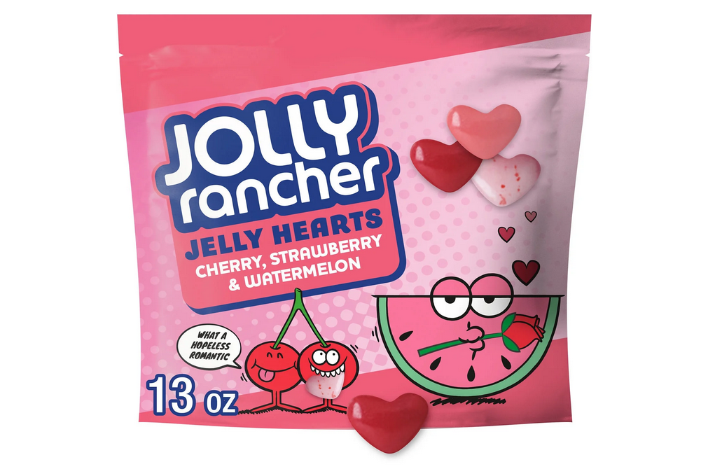 Jolly Rancher Assorted Fruit Flavored Jelly Hearts Valentine's Candy ...
